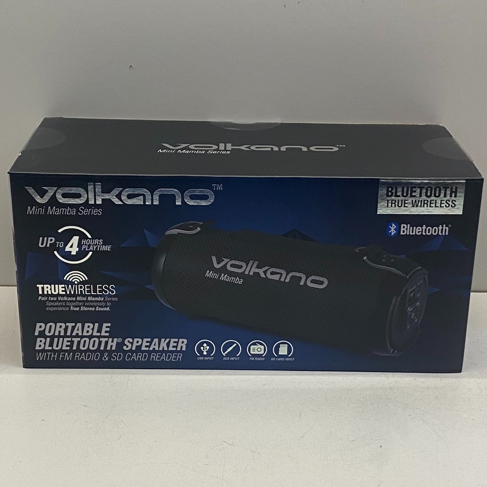 New Volkano Mini Mamba Sereies Portable Bluetooth Speaker with FM Radio ...